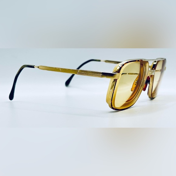 Luxottica | Accessories | Vintage Luxottica Director Tortoise Gold Pilot Sunglasses Frames Only ...